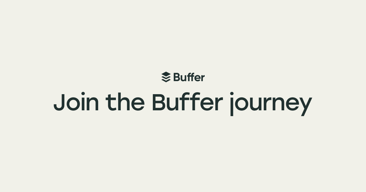 Join the Buffer journey - Jobs at Buffer