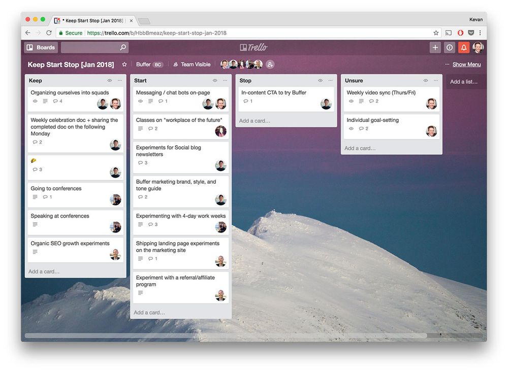 Trello inspiration for remote teams: How we organize ourselves at Buffer