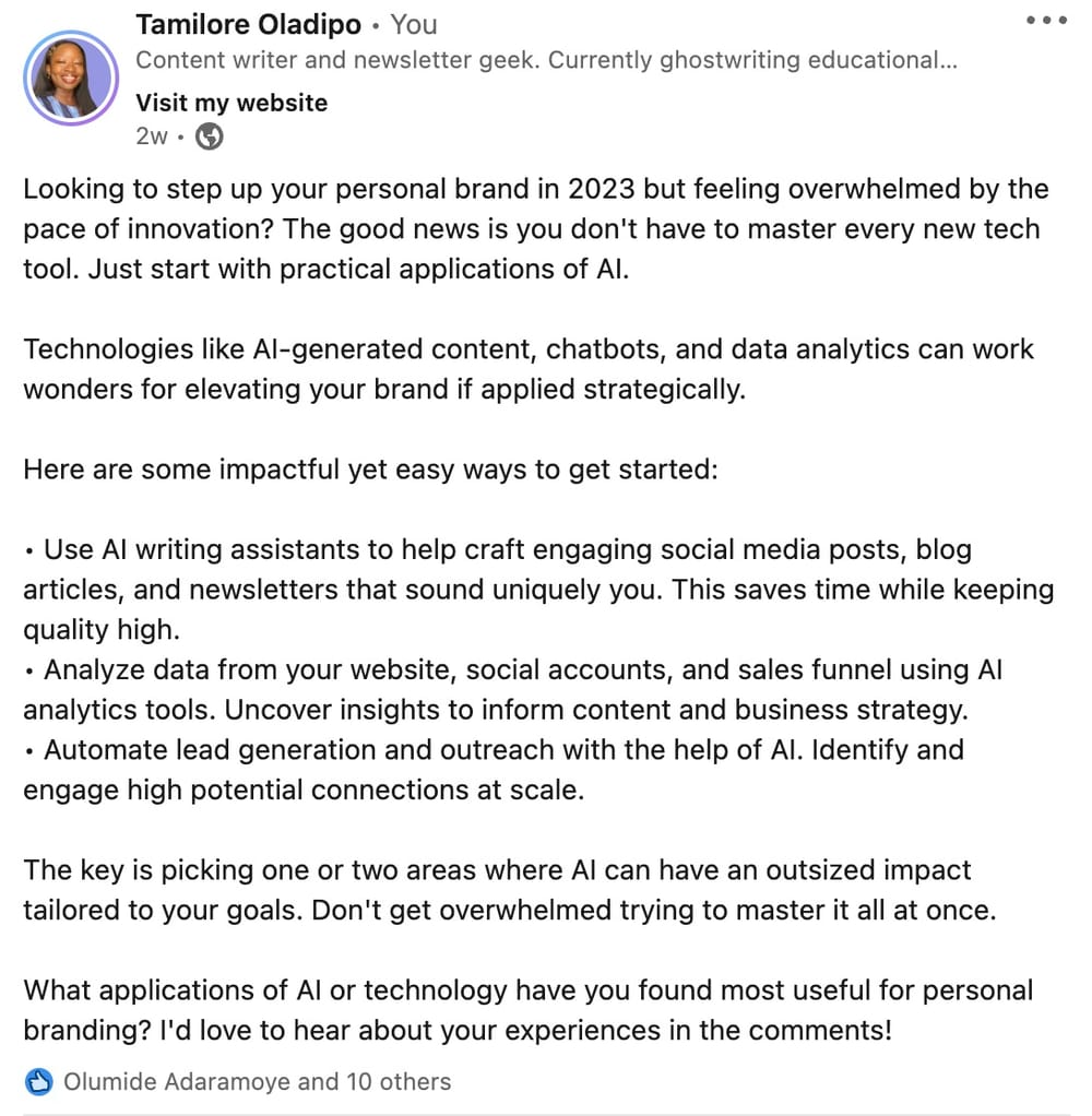 I Published AI Content on LinkedIn for 7 Days – No One Noticed