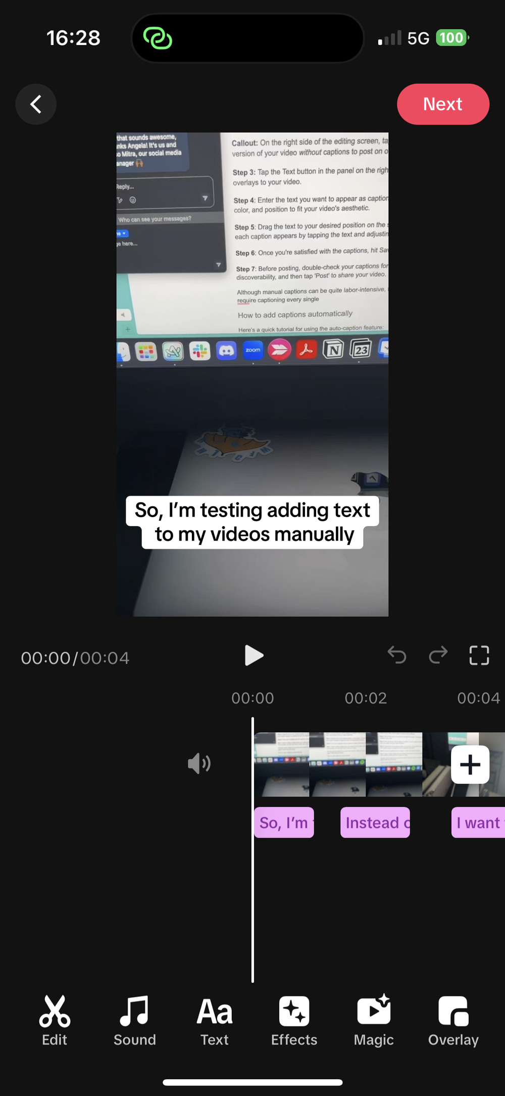 How to Add Captions on TikTok Videos