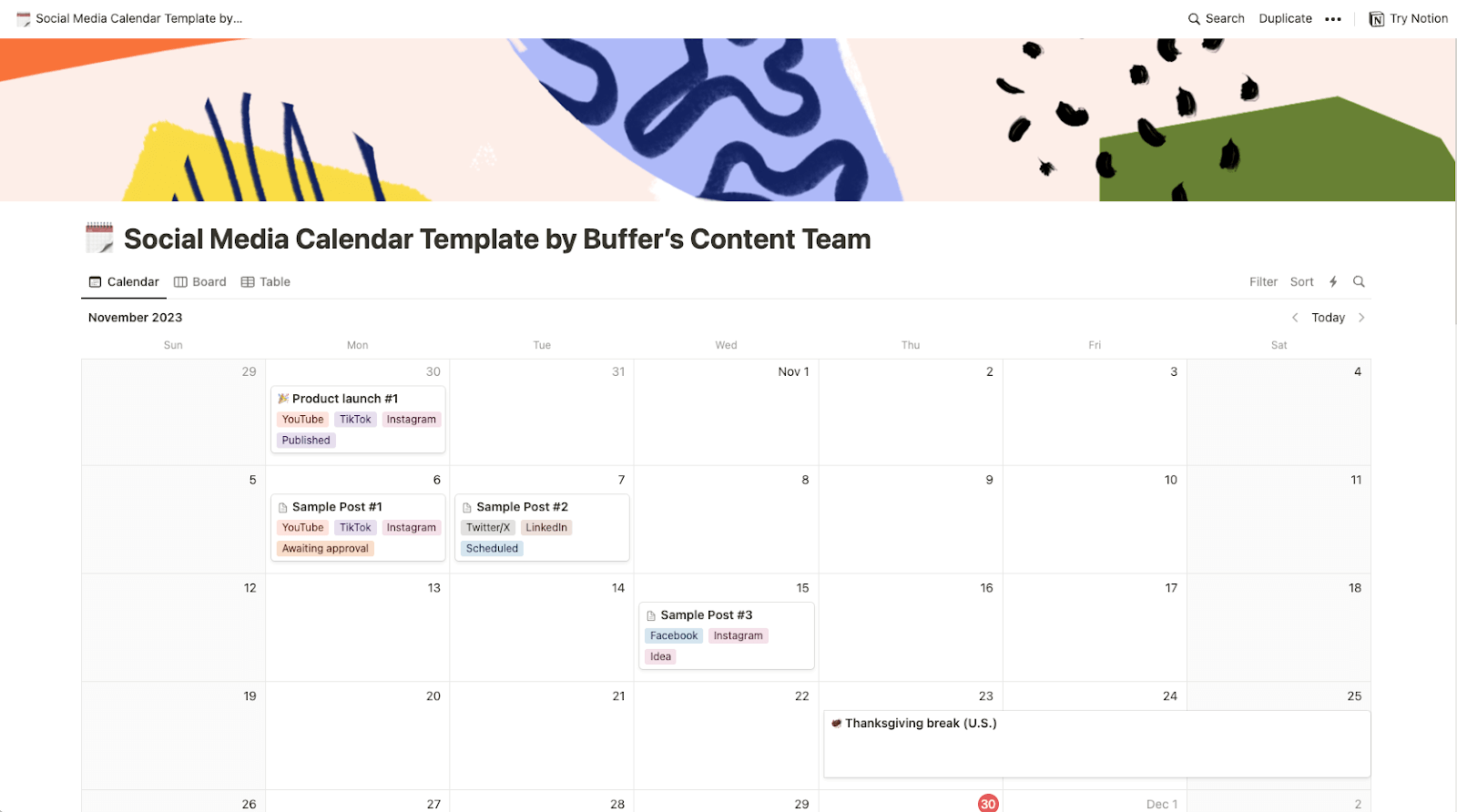 7+ Free Social Media Calendar Templates to Help You Plan Your Content