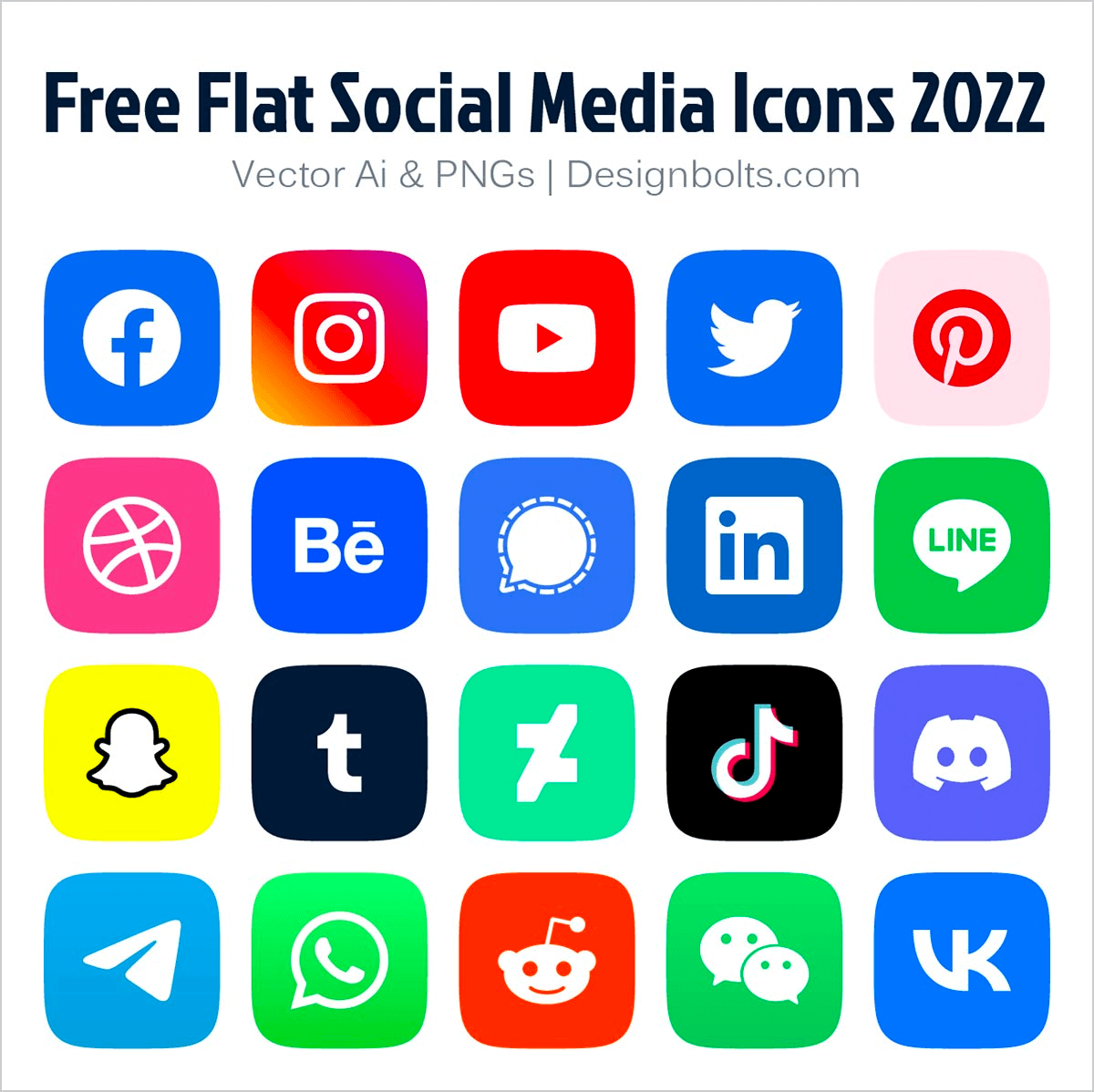 40 Free Social Media Icon Sets For Your Website
