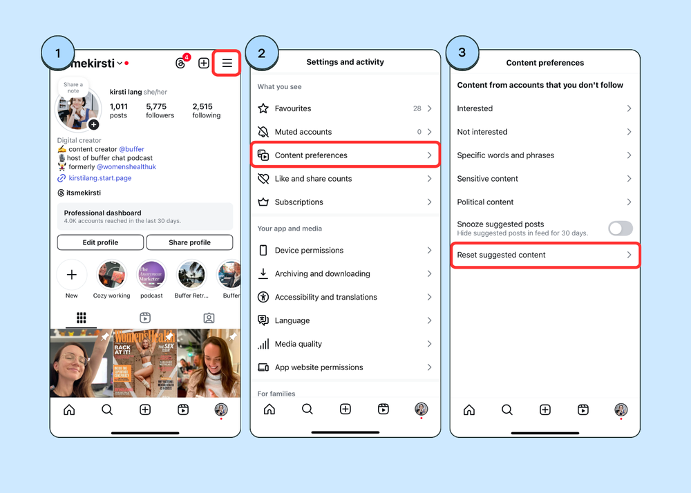 How to 'Reset' Your Instagram Algorithm