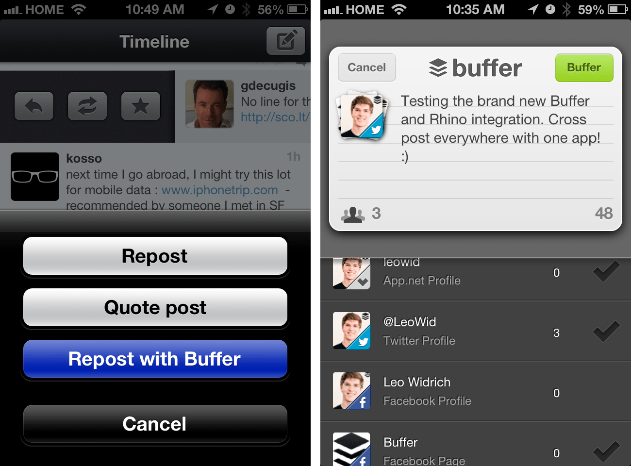 3 Awesome New Ways to Share All Day Long With a Full Buffer