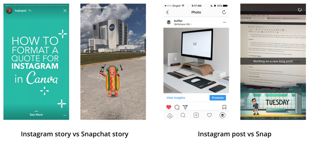 Instagram and Snapchat: A Full Comparison to Help Your Decision-Making