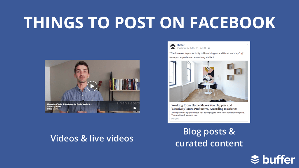 What to Post on Facebook, Instagram, Twitter, LinkedIn, and More