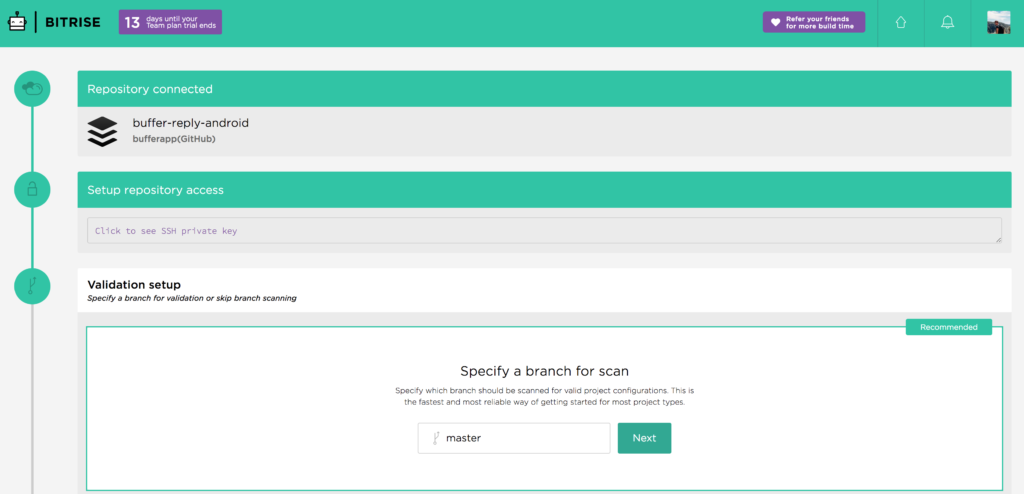 Setting up Android projects on Bitrise CI - Overflow Buffer