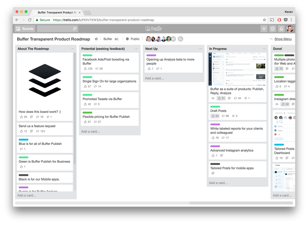Trello inspiration for remote teams: How we organize ourselves at Buffer