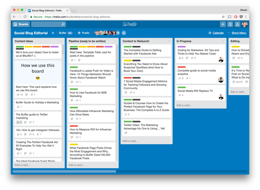 Trello inspiration for remote teams: How we organize ourselves at Buffer