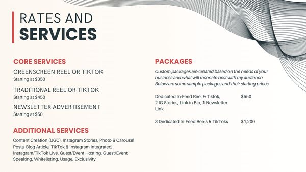 How to Create Your Own Influencer Media Kit (+ Examples from Creators)