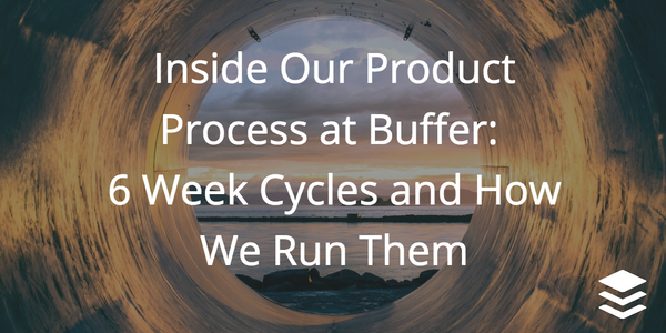 Inside Our Product Process at Buffer: 6 Week Cycles and How We Run Them