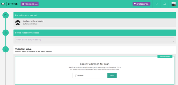 Setting up Android projects on Bitrise CI - Overflow Buffer