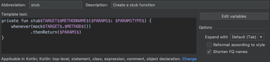 Using Live Templates to Write Tests - Overflow Buffer