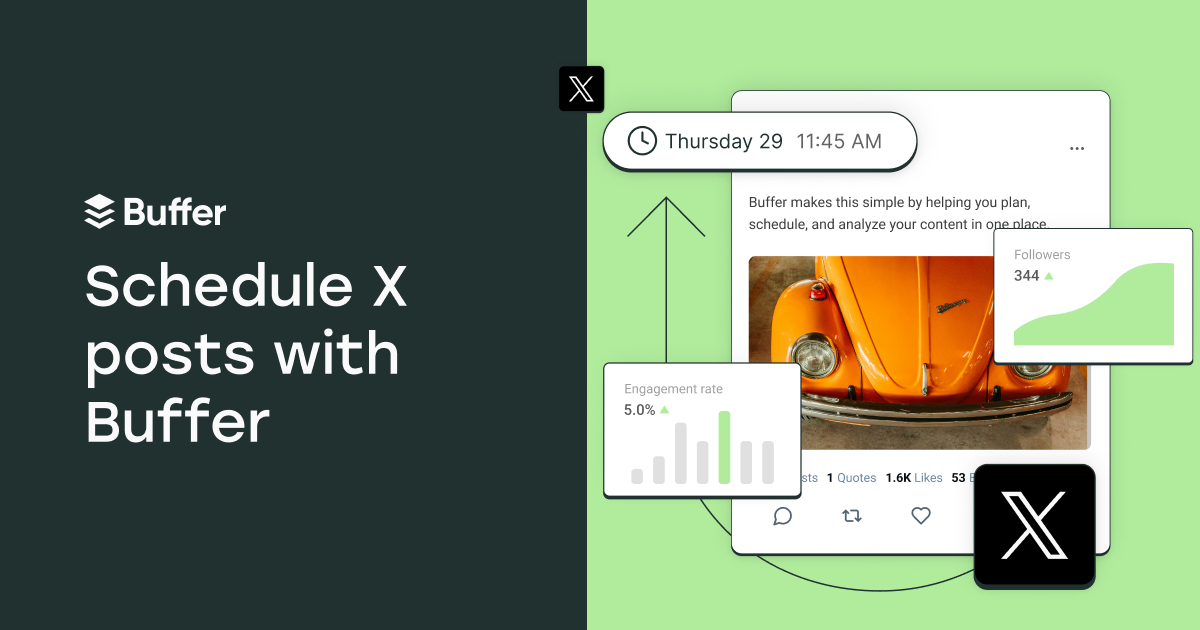 Schedule Your X Posts with Buffer | Expand Your Reach